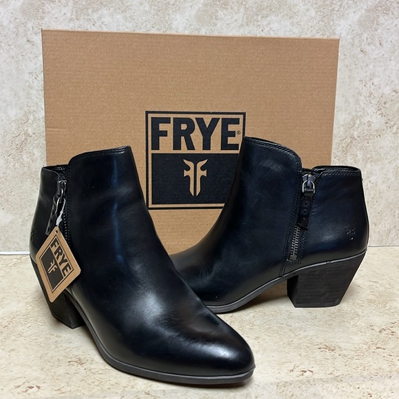 Frye | Shoes | Frye Black Leather Ankle Boots | Poshmark
